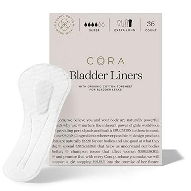 New Cora Ultra Thin Organic Cotton Bladder Leakage Extra Long Panty ...