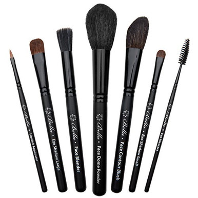 Bella Complete Makeup Brush Set 7 Piece Handmade in USA Face Dome ...