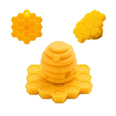 Award Winning ScrubBEE Silicone Hand Body Scrubber for Babies Toddlers ...