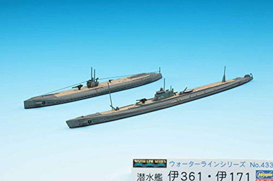 Hasegawa Submarine I 361 I 171 1 700 Scale Watercraft Series Plastic ...