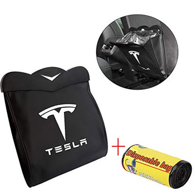 Farmogo Tesla Model 3 Trash Can Back Seat Garbage Bin Hanging Organizer ...
