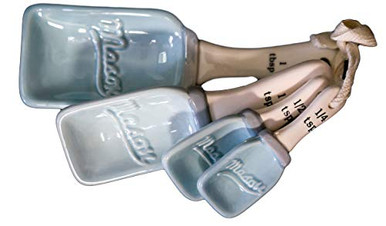 NEW! Blue Mason Jar Measuring Spoons! These Unique Vintage Measuring ...