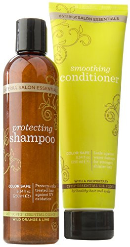 doTERRA Salon Essentials Protecting Shampoo and Smoothing Conditioner 8 ...