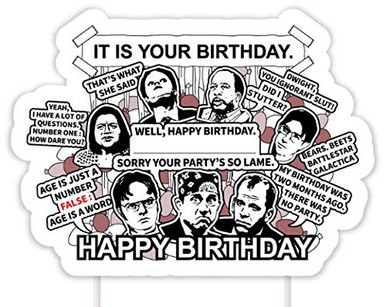 It is Your Birthday Cake Topper The Office Merchandise Birthday ...