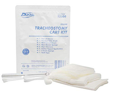 Dukal Tracheostomy Care Kit Sterile Compact and Disposable Kit with All ...