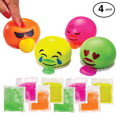 NEW! Emoji Slime Spitting Putty Squeezer | Soft & Squishy Stress Relief ...