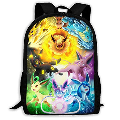Kids E Evee Evolution Backpack Students Bookbags Durable Daypacks ...