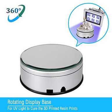 Display Stand Turntable for 3D Printer Printed UV Resin Prints ...