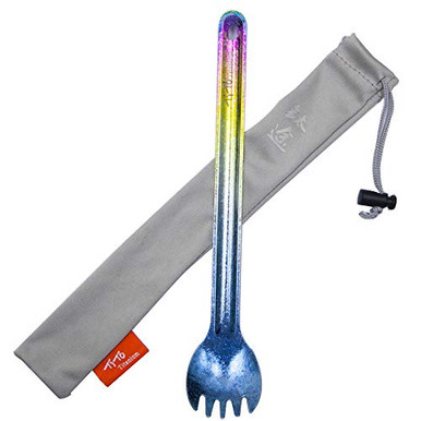 TiTo Titanium Long Handle for Spork Outdoor Ultralight Portabale ...