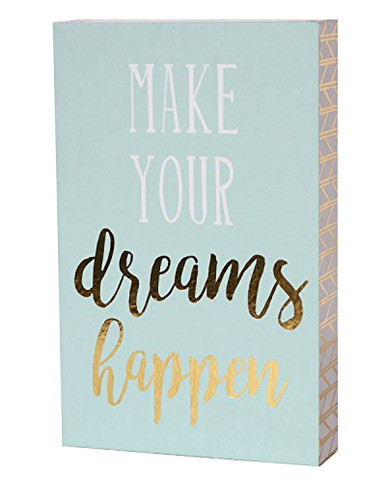 SANY DAYO HOME 7 x 5 inches Wooden Box Sign with Inspirational Saying ...