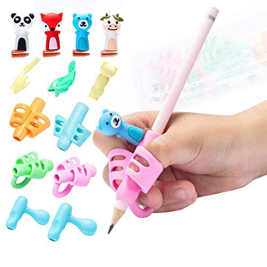 Annetech Pencil Grips Preschool Writing Aid Pencil Grip for Kids ...