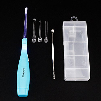 Melleco Upgraded LED Tonsillith Pick Tonsil Stone Remover Tool Care Set ...