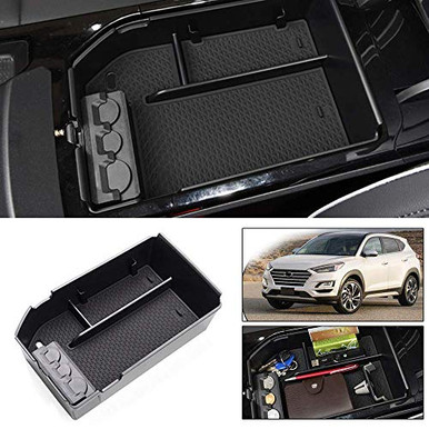 Maite Car Armrest Storage Box for Hyundai Tucson 2019No fit MT Central ...