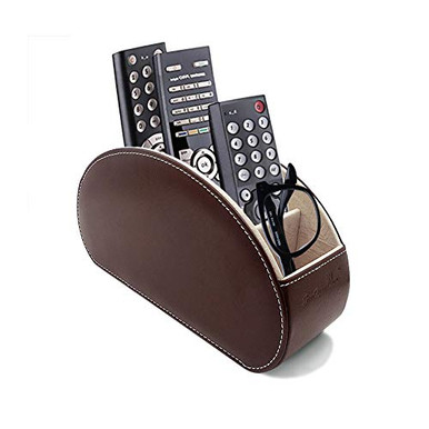 Fosinz Remote Control Holder Organizer Table Desk Leather Control ...