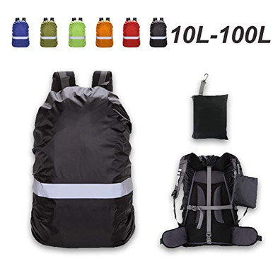 Backpack Rain Cover 10 100L Waterproof Backpack Cover Reflective Strip ...