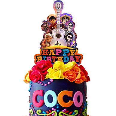 Coco Cake Topper Cupcake Toppers Birthday Decorations Party Supplies ...