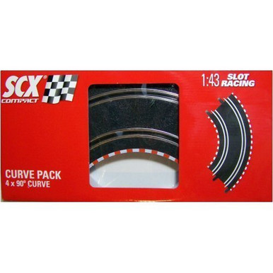 SCX Compact 1 43 Scale 4 pc Curved Curve Track Pack - Warehousesoverstock