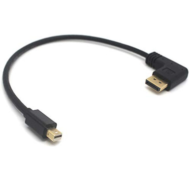 Mini DP to DP Extension Cable Aggice Right Angle 90 Degree M ...