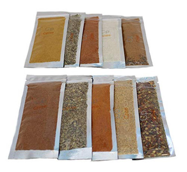 Cpise Organic World Seasoning Starter Spice Set with 10 Blends French ...