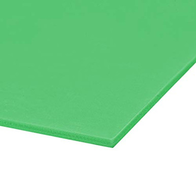 uxcell PVC Foam Board Sheet 3mm T x 12 W x 16L Green Double Sided ...