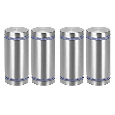 uxcell Glass Standoff Double Head Stainless Steel Standoff Holder ...