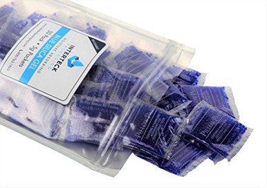 INTERTECK PACKAGING 5 Gram Silica Gel Packets Blue to Pink Rechargeable ...