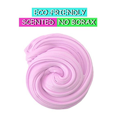 Woozola Fluffy Slime, 7 Ounce Pink Putty Floam Slime with Storage ...