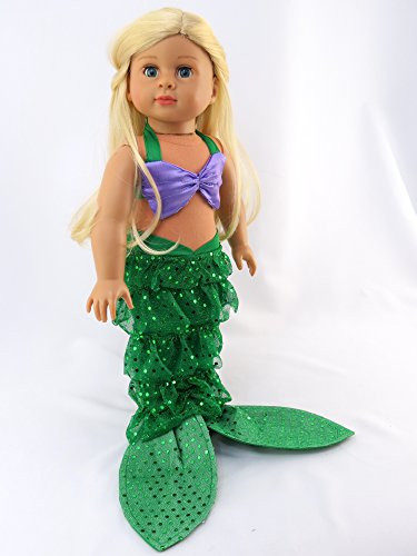 Mermaid Halloween Outfit Shell Bikini Top and Sequin Mermaid Tail ...