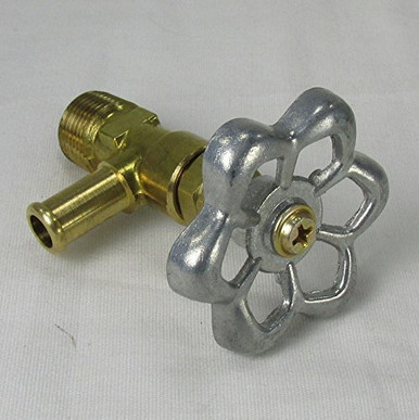 Brass Motorcycle Hi Flow Faucet Fuel Petcock Needle Valve Gas Shut Off ...