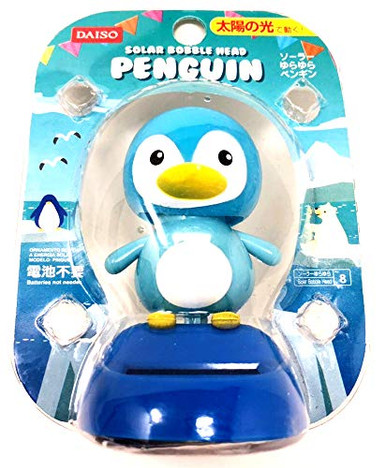 Daiso Japan Penguin Solar Swing Mascot - Warehousesoverstock