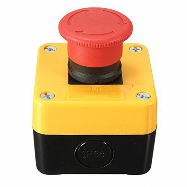 Karcy NC Emergency STOP Push Button Switch 660V 10A IP65 SPST Red ...