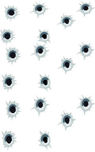 Rogue River Tactical Funny Realistic Fake Bullet Holes Auto Decal ...