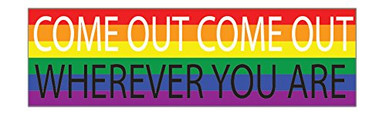 Rogue River Tactical Rainbow LGBT Large Funny Bumper Sticker Auto Car ...