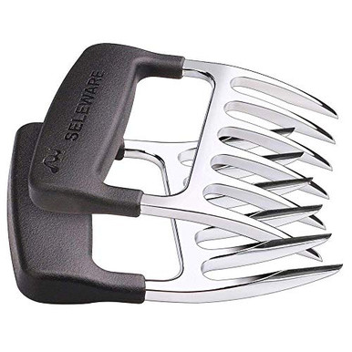 SELEWARE 2-Pieces Innovative Meat Claws, meat Shredder Claws, BBQ Meat ...