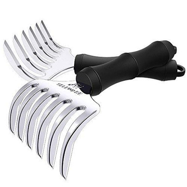 Seleware Innovative Pulled Pork Meat Shredder Claws,Meat Claws, BBQ ...