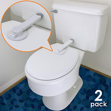 Baby Toilet Lock Ideal Baby Proof Toilet Lid Lock with Arm No Tools ...