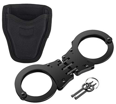 GFIRE Handcuffs Hinged Handcuffs Police Handcuffs Double Lock ...
