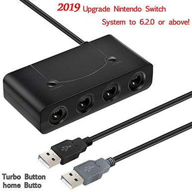 GameCube Adapter, Wii U GameCube Controller Adapter with Turbo and Home ...