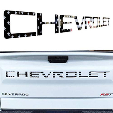 KENPENRI Tailgate Insert Letters Compatible with 2019 2020 Silverado ...
