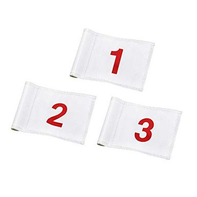 KINGTOP Numbered Golf Flag with Tube Inserted, All 8" L x 6", Putting ...