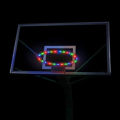 Yoruii LED Basketball Lights Basketball Rim LED Light Swish Solar Rim ...
