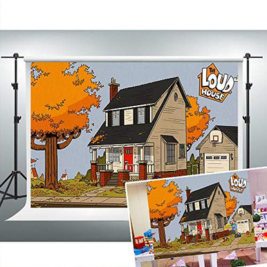 Animated Comedy Backdrops The Loud House Photography 7X5FT Photo ...