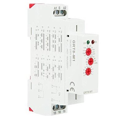 Delay Timer Relay, GRT8-M1 AC 220V Multifunctional Delay Time Relay ...