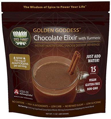Golden Goddess Chocolate Delicious Cacao Elixir for Adrenal Thyroid ...