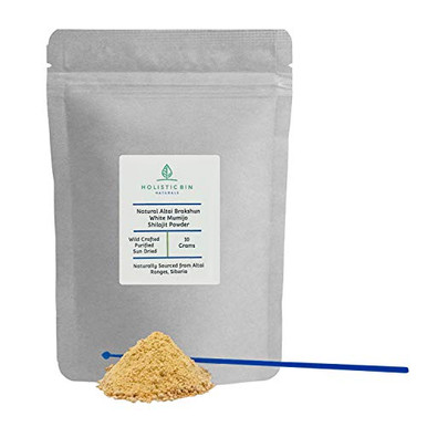 Shilajit Powder by Holistic Bin White Mumijo Brakshun Naturally Sourced ...