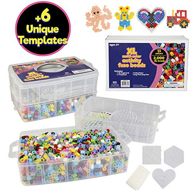 2,000 Piece XL Giant Biggie Fuse Bead Kit- Immediate Shipping, 3 XL ...