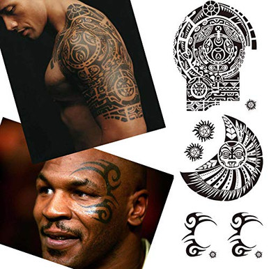 Leoars Extra Large Temporary Tattoo Similar The Rock Arm Chest Big Fake ...