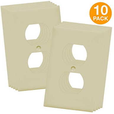 Duplex Wall Plates Kit by Enerlites 8821-I Home Electrical Outlet Cover ...