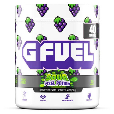 G Fuel Sour Pixel Potion 40 Servings Elite Energy and Endurance Formula ...