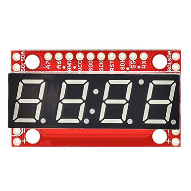 SparkFun (PID 11442 7-Segment Serial Display - Blue - Warehousesoverstock